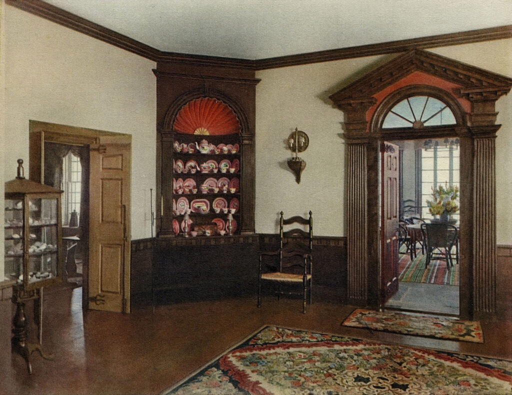 First-floor hallway, Chestertown House, 1927 | Americana Insights